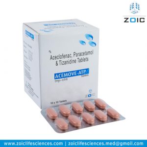 Aceclofenac, Paracetamol, and Tizanidine Tablets