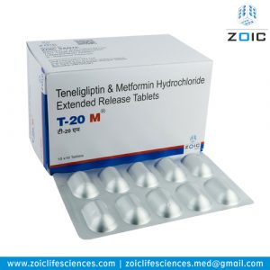 Teneligliptin & Metformin Hydrochloride Tablets Manufacturer