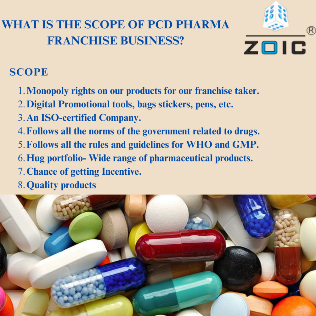 What is the Scope of PCD pharma franchise business?